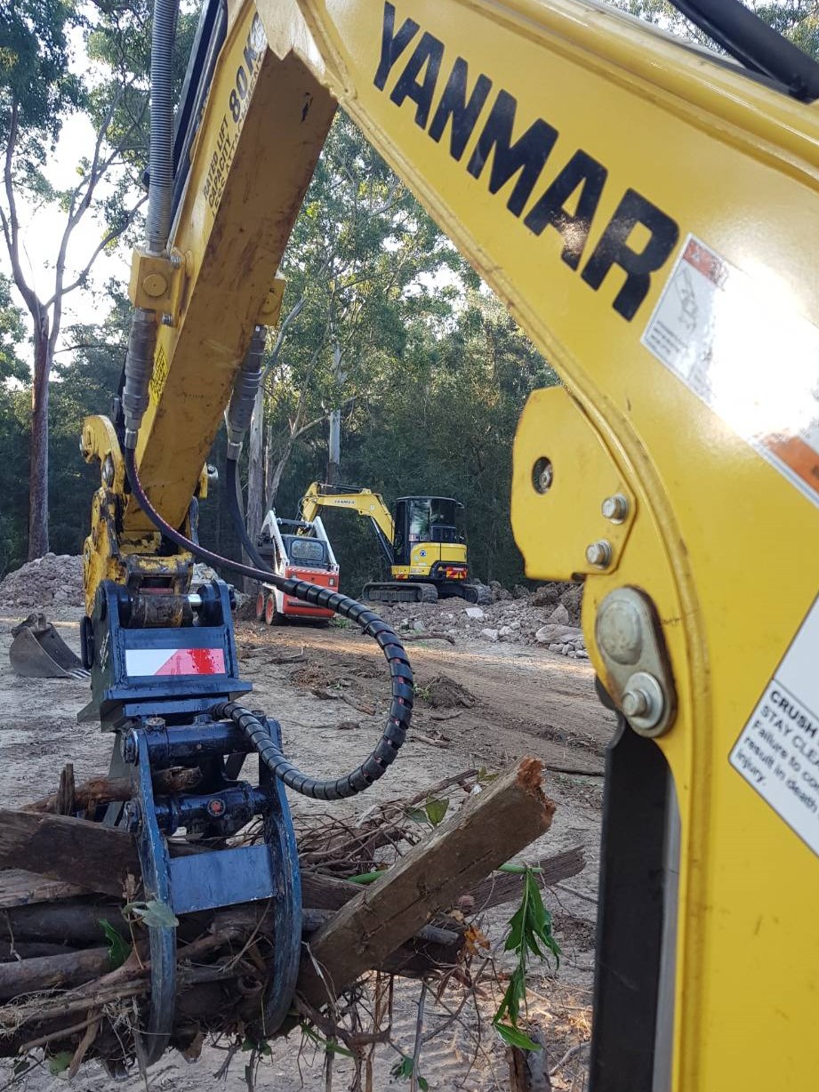 360 Degree Rotating Hydraulic Excavator Grab