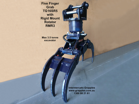 360 Degree Rotating Hydraulic Excavator Grapple