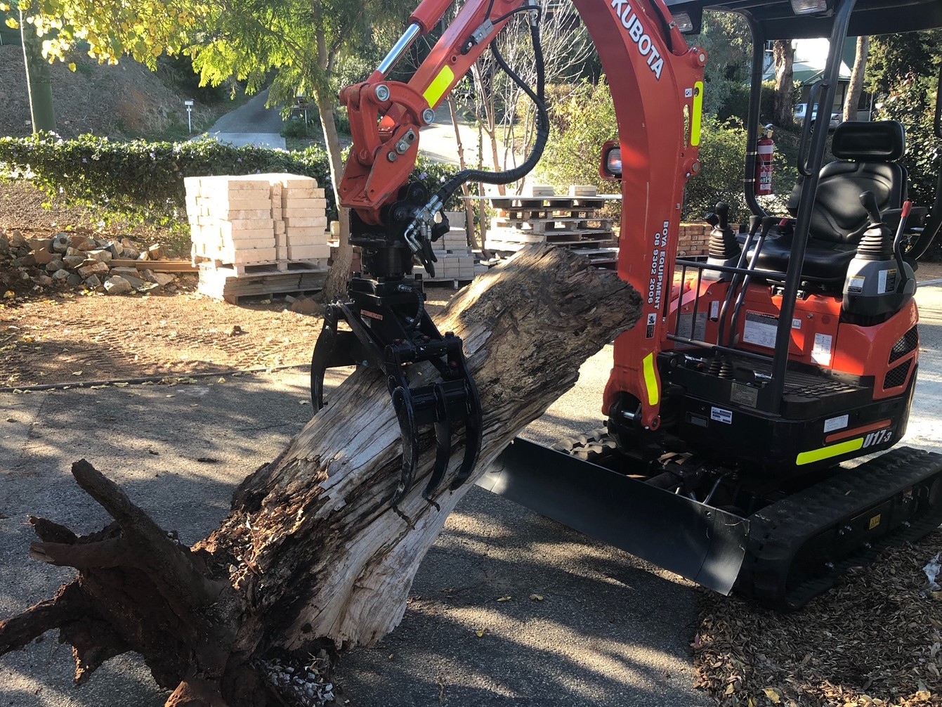 360 Degree Rotating Hydraulic Excavator Grab