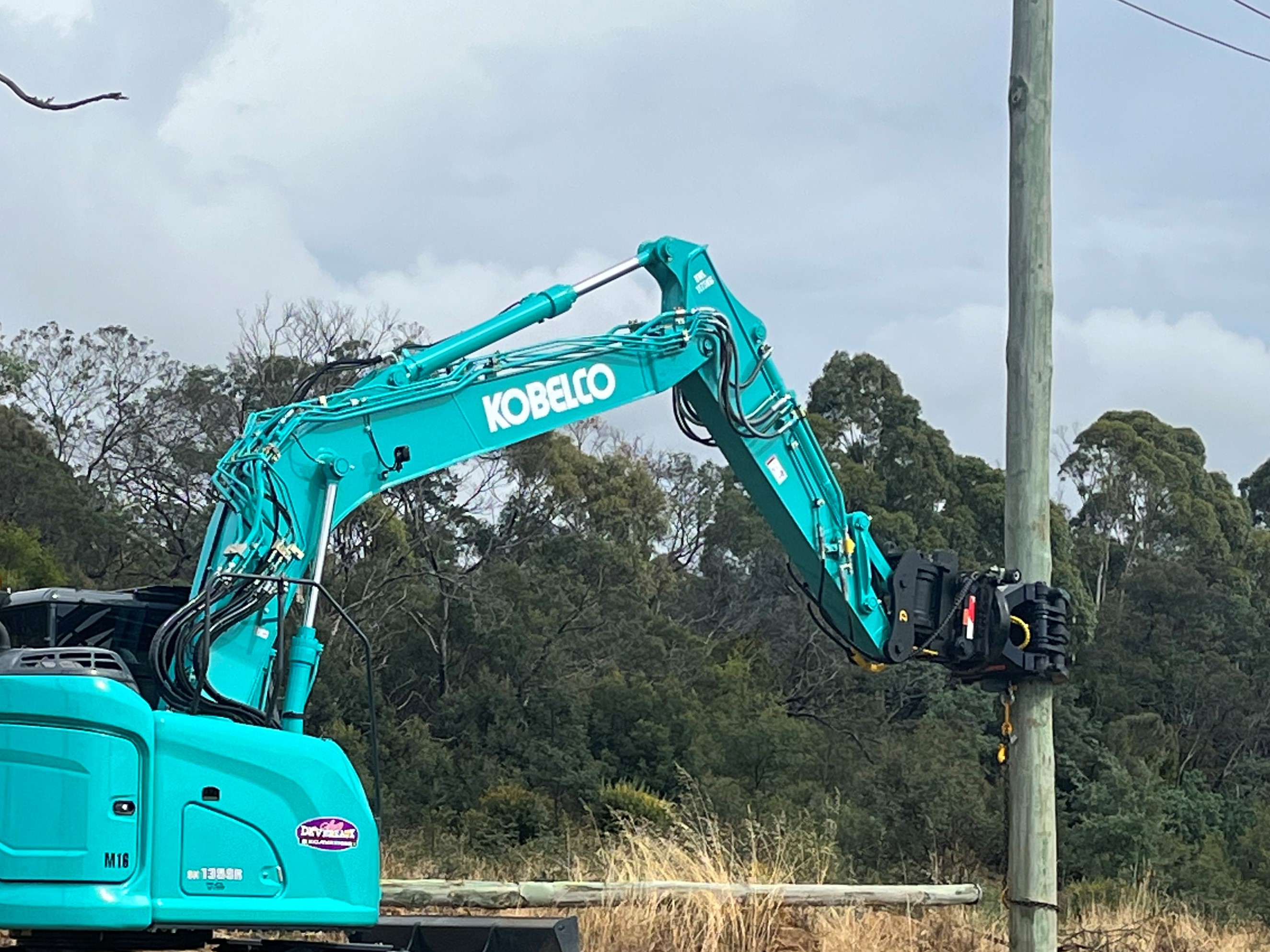 Rotating Log Grab - Worm Drive