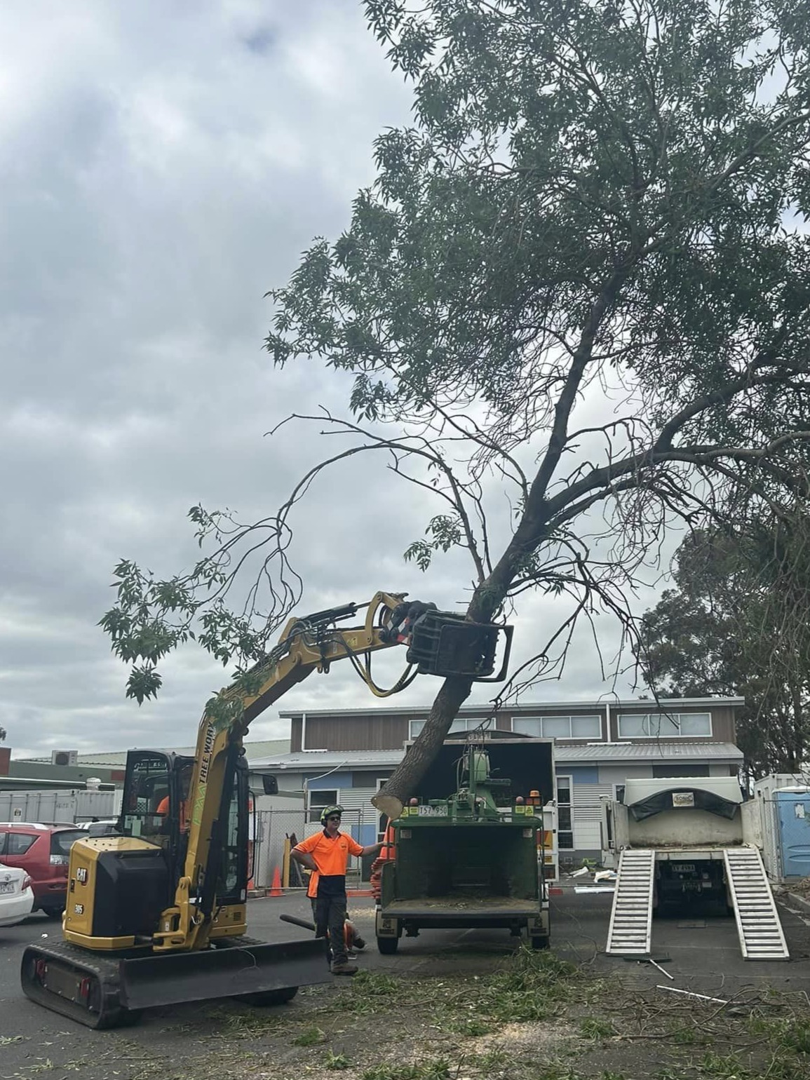 Rotating Log Grab - Worm Drive