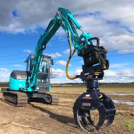 Rotating Five Finger Grapples
