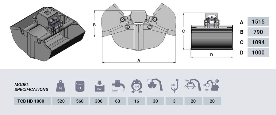 Clamshell Buckets - Clamshell Bucket