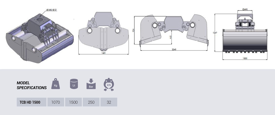 Clamshell Buckets - Clamshell Bucket