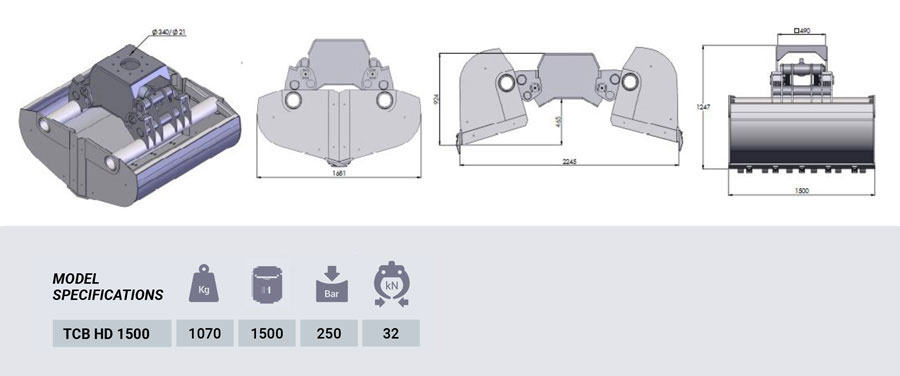 Clamshell Buckets - Clamshell Bucket